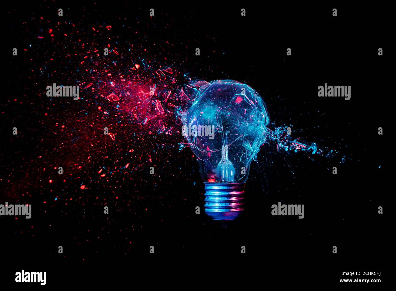 Broken filament of a light bulb hi-res stock photography and images - Alamy