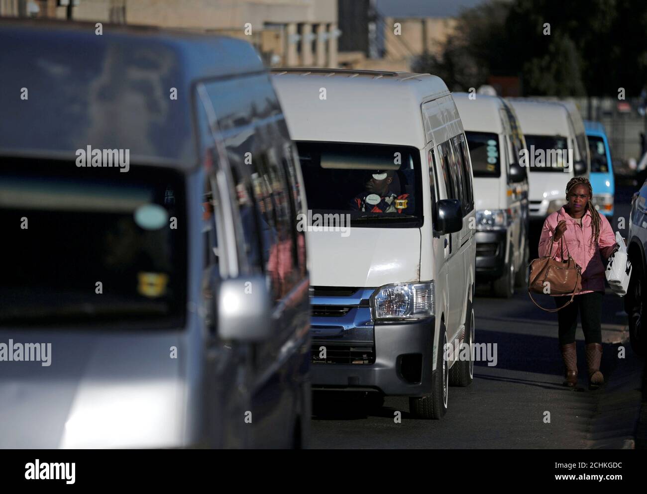 South africa minibus taxi rank hi-res stock photography and images - Alamy