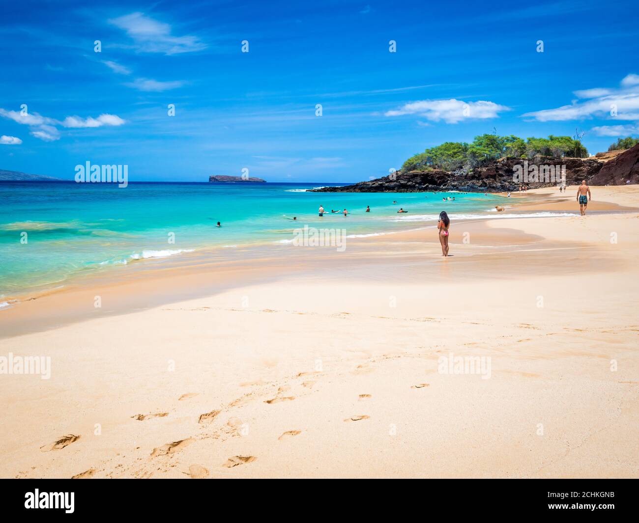 Wailea beach big island hawaii hi-res stock photography and images - Alamy