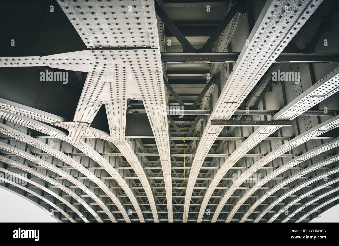 Under the famous bridge in London Stock Photo - Alamy
