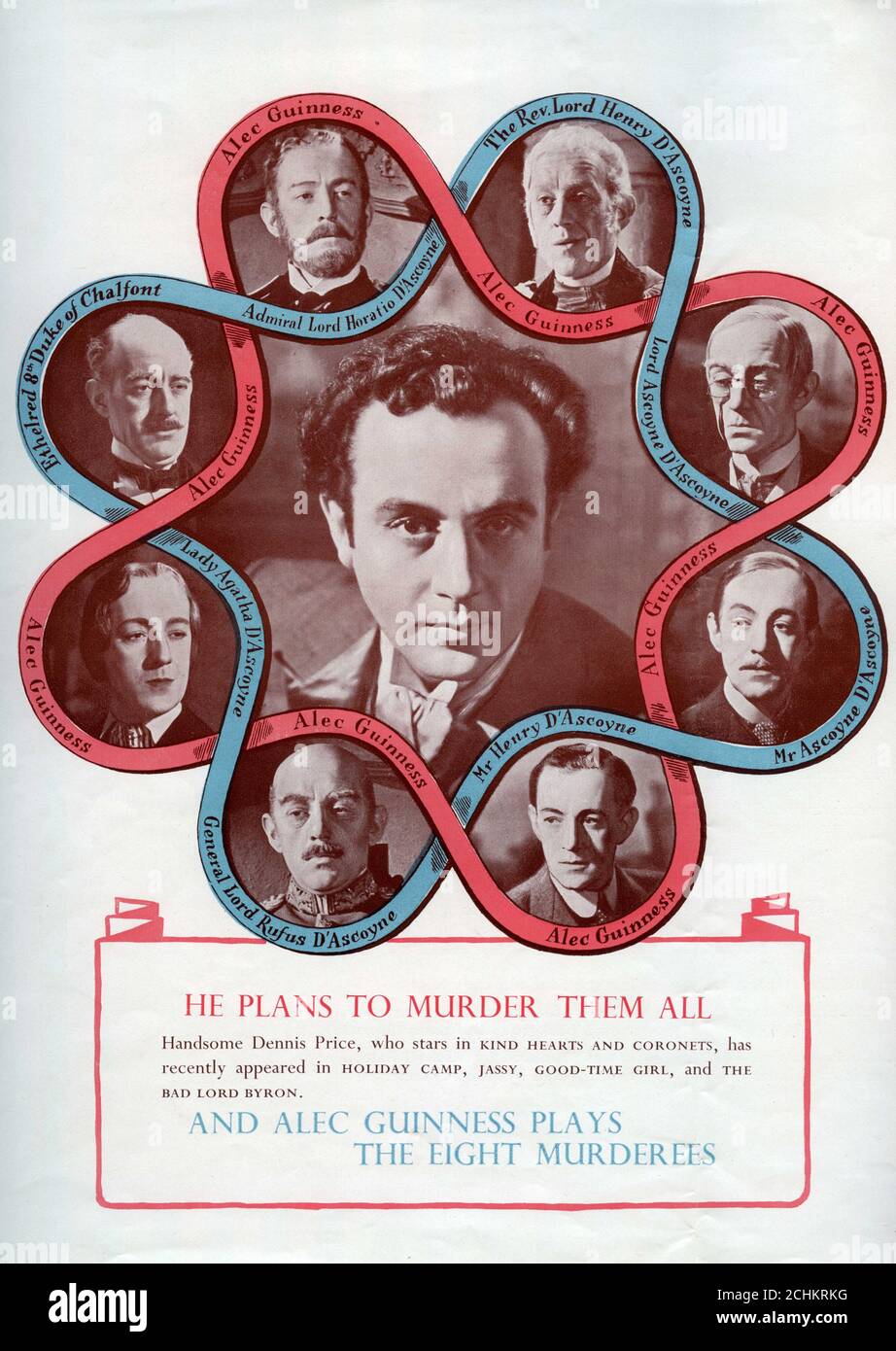 Kind hearts and coronets film hi-res stock photography and images - Alamy