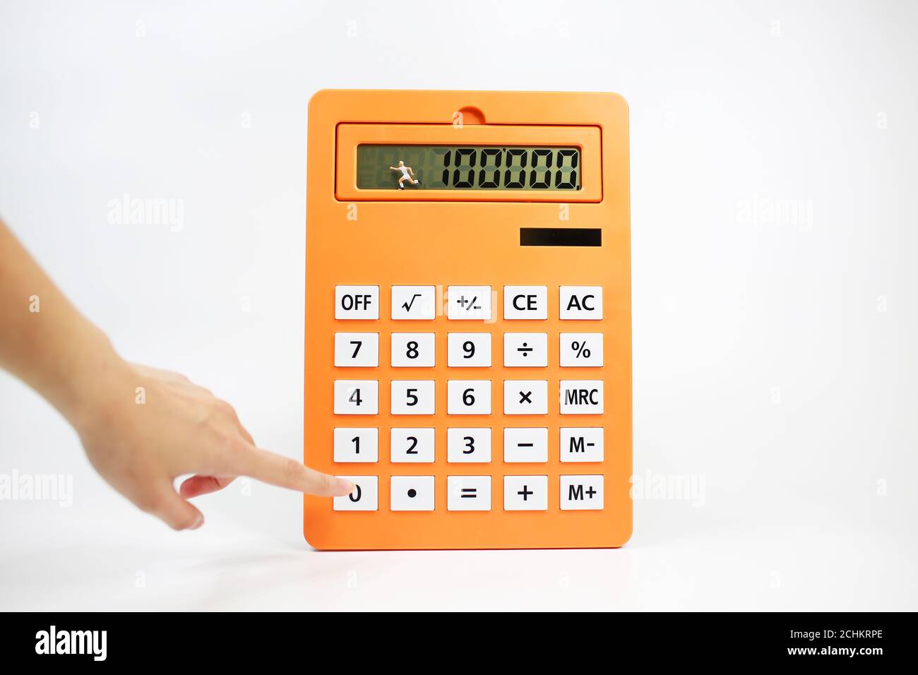 chasing the number Stock Photo - Alamy