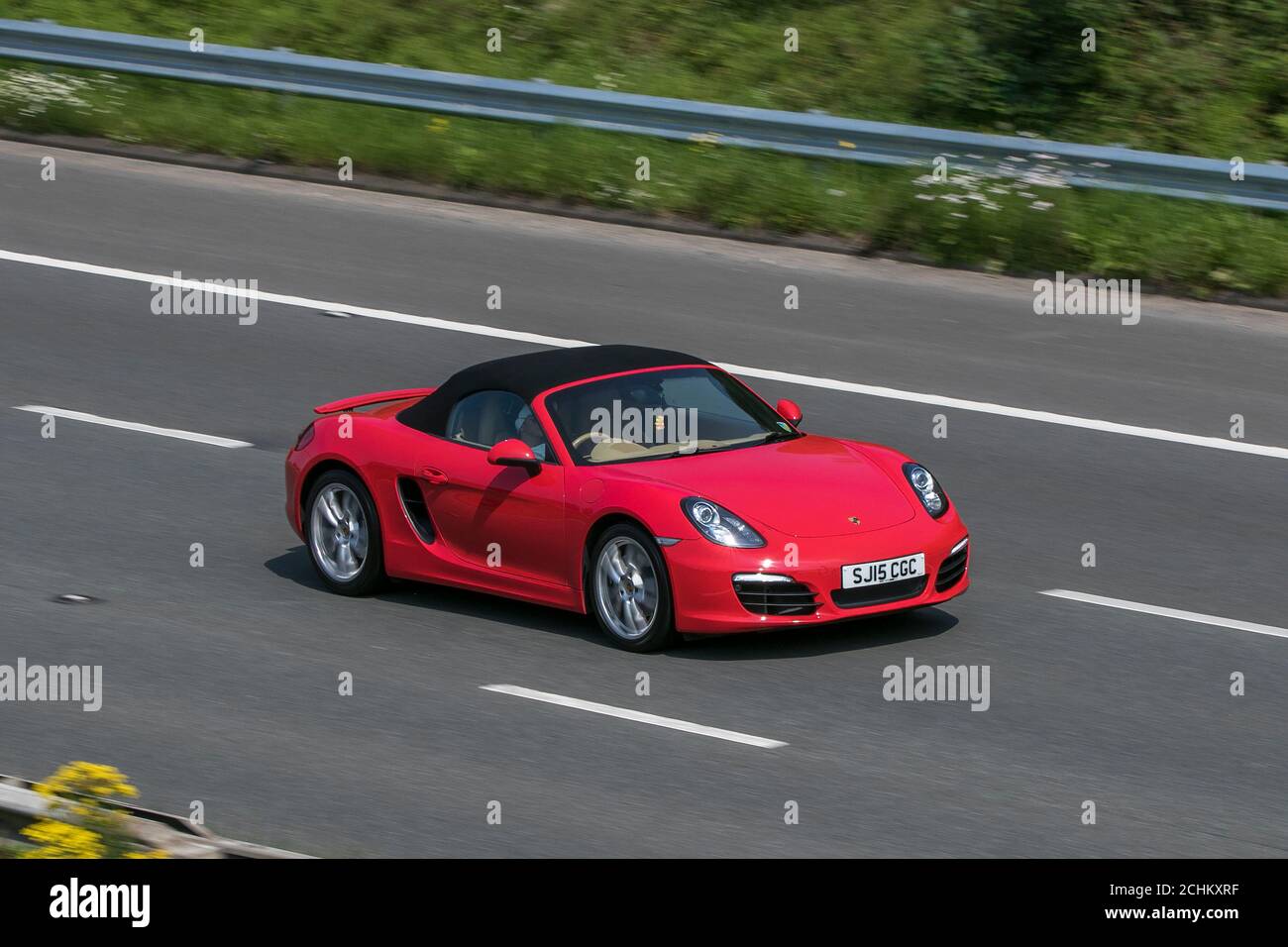 Red porsche boxster hi-res stock photography and images - Alamy