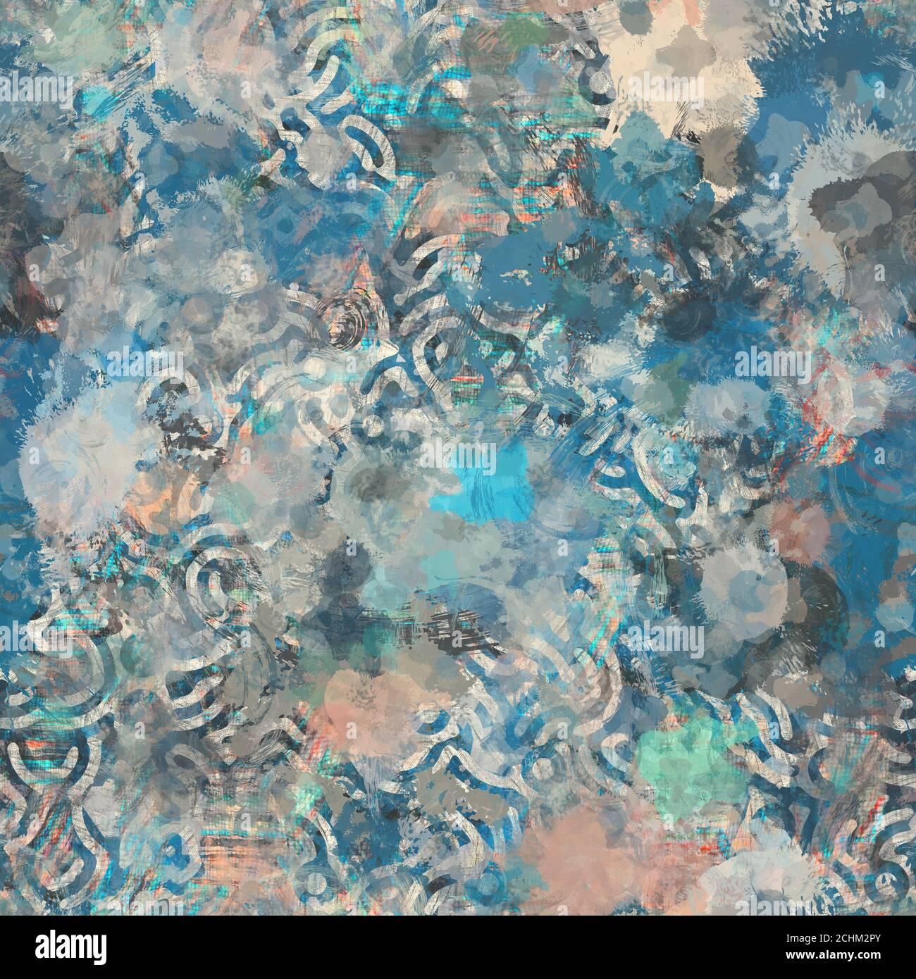 Paint splat funky splatter mess seamless pattern Stock Photo - Alamy