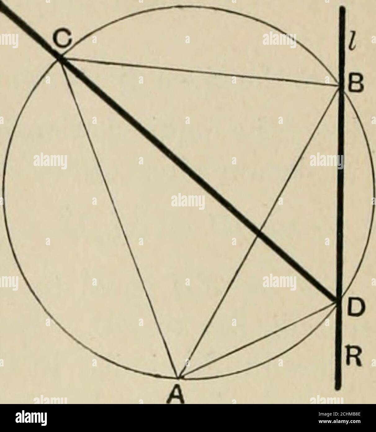 . The principles of projective geometry applied to the straight line ...