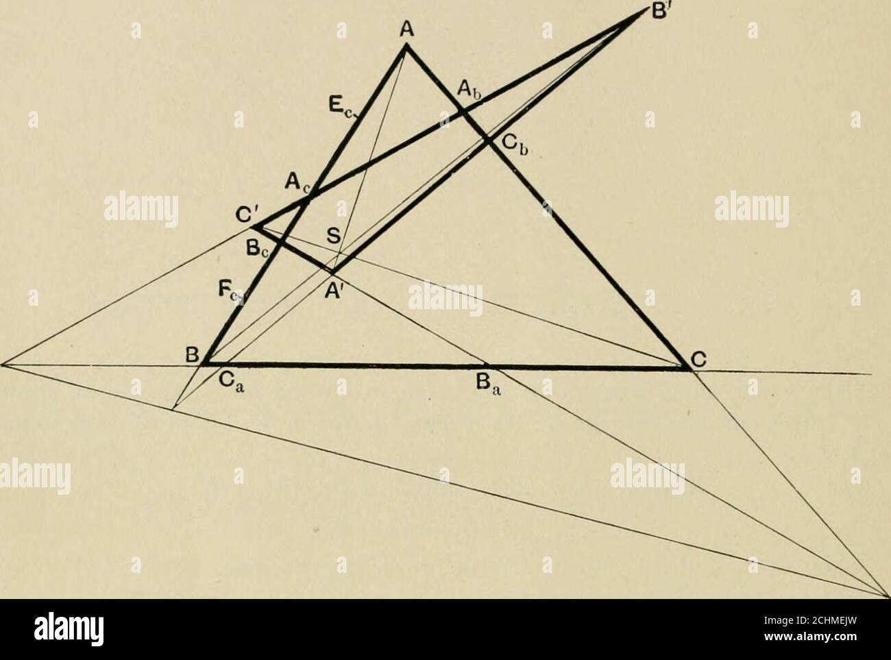 . The principles of projective geometry applied to the straight line ...