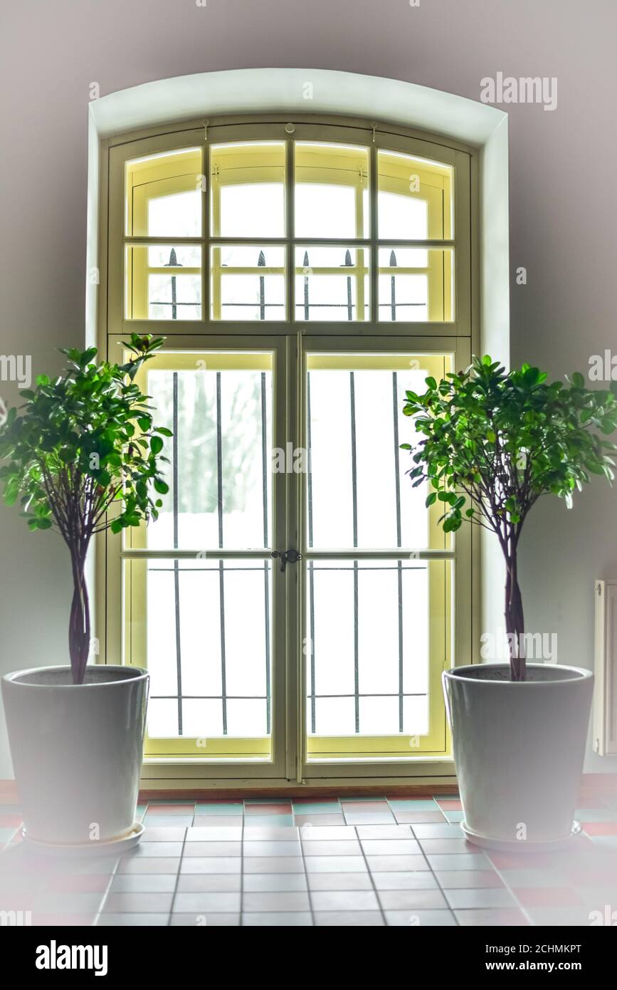 Window recess in a old castle Stock Photo - Alamy