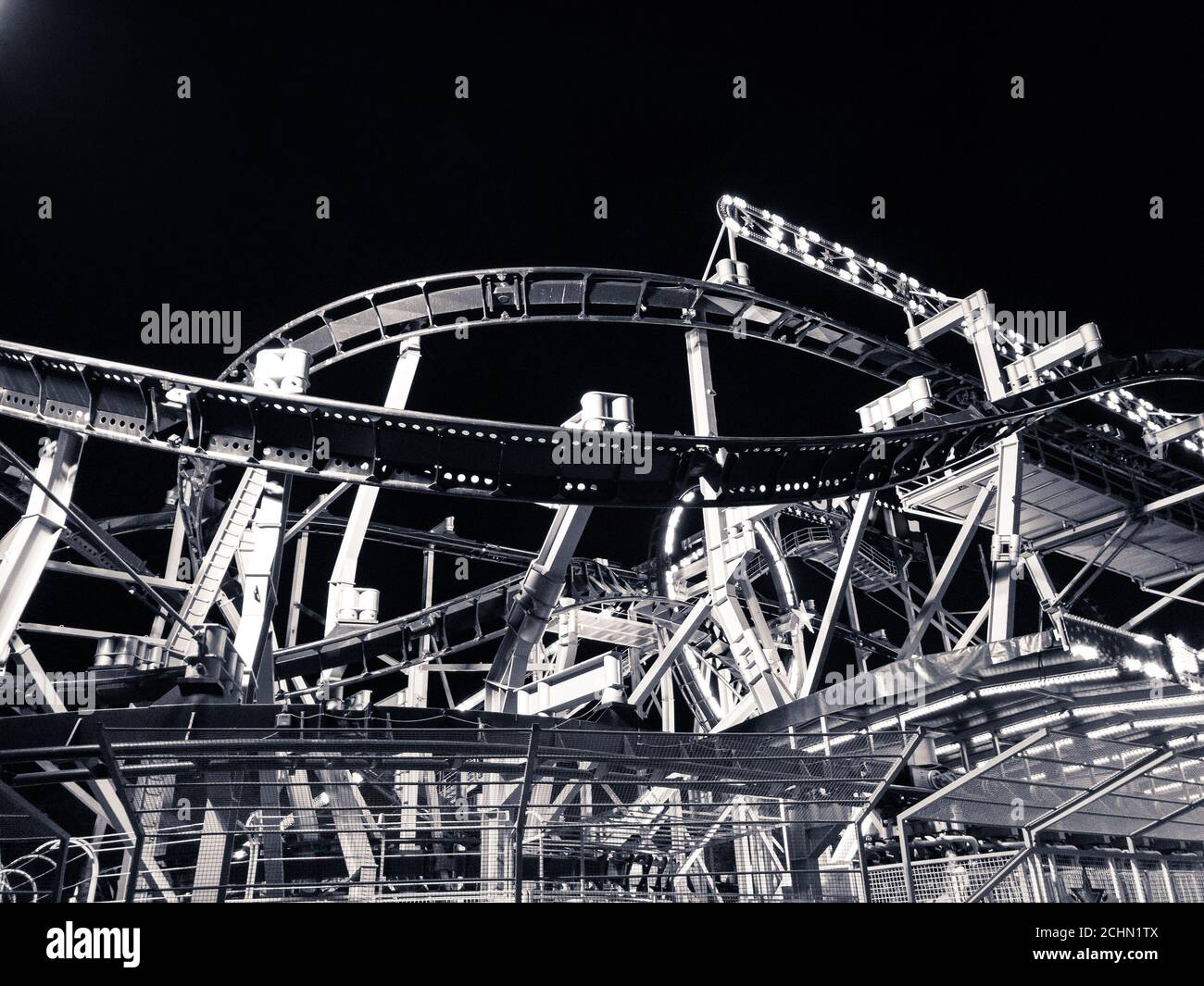 Roller coaster track hi-res stock photography and images - Alamy
