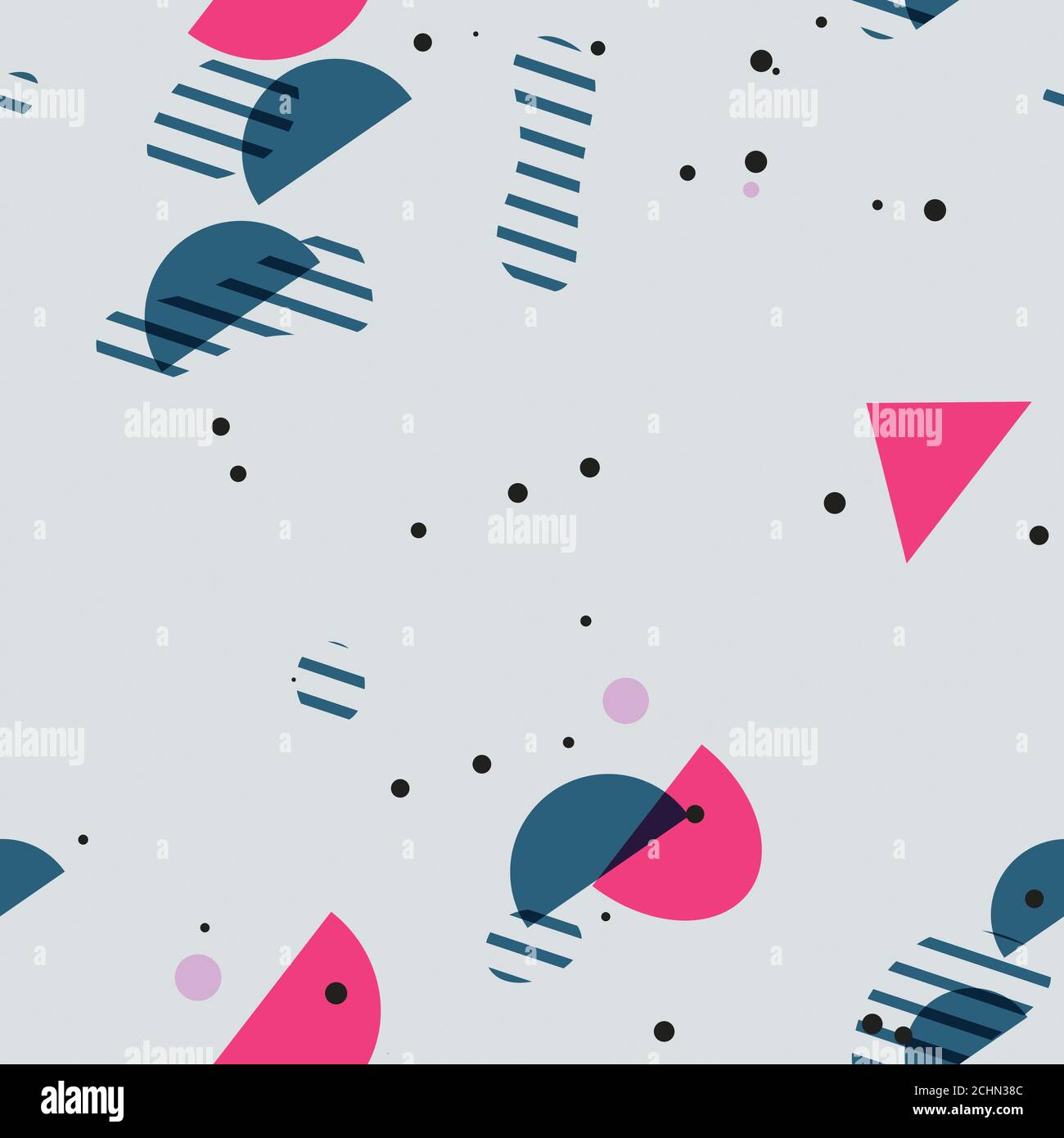 Abstract Figures Seamless Pattern - Repeating ornament for textile ...