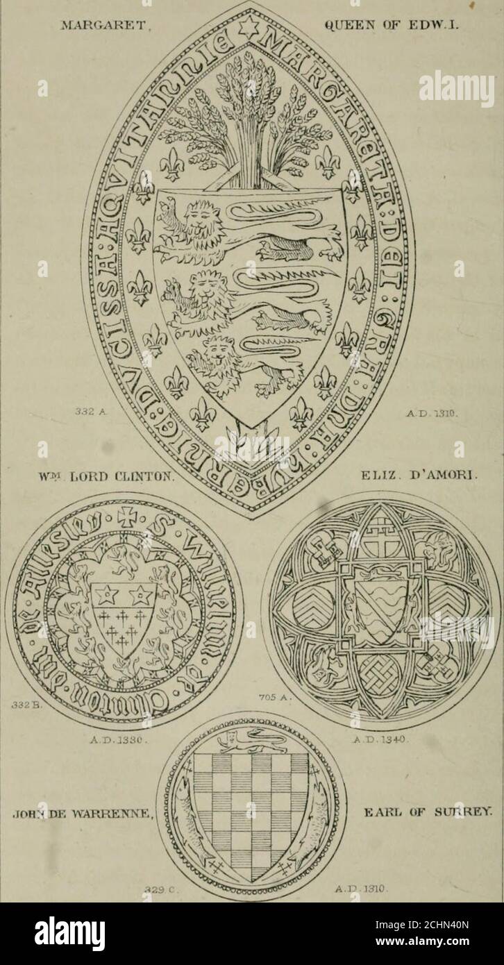 . Heraldry, historical and popular . No. 700.—Seal ofMatilda de Filliol ...