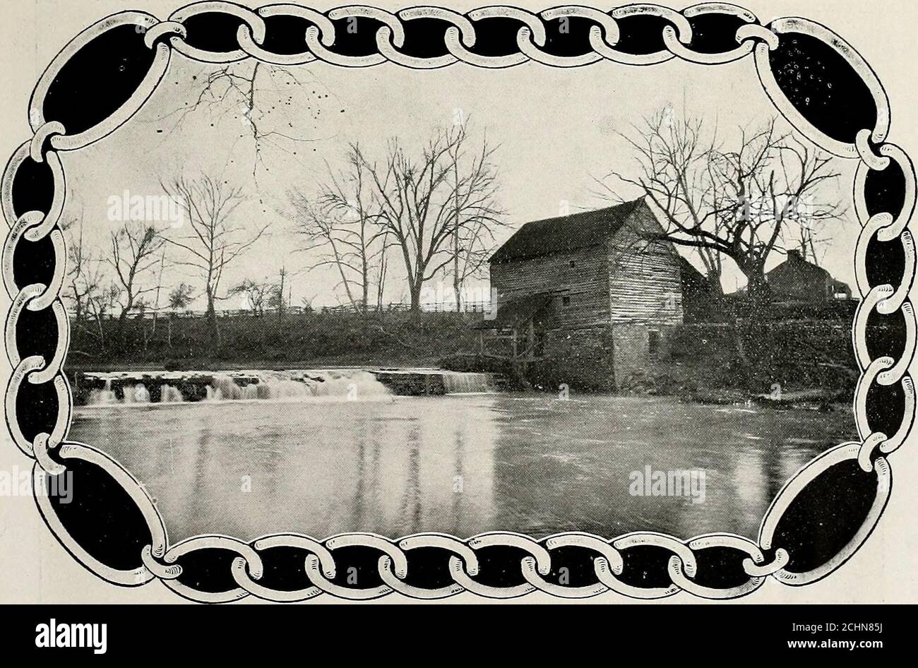 . Souvenir of Lincoln's birthplace . Spring. A view of the Spring, near ...