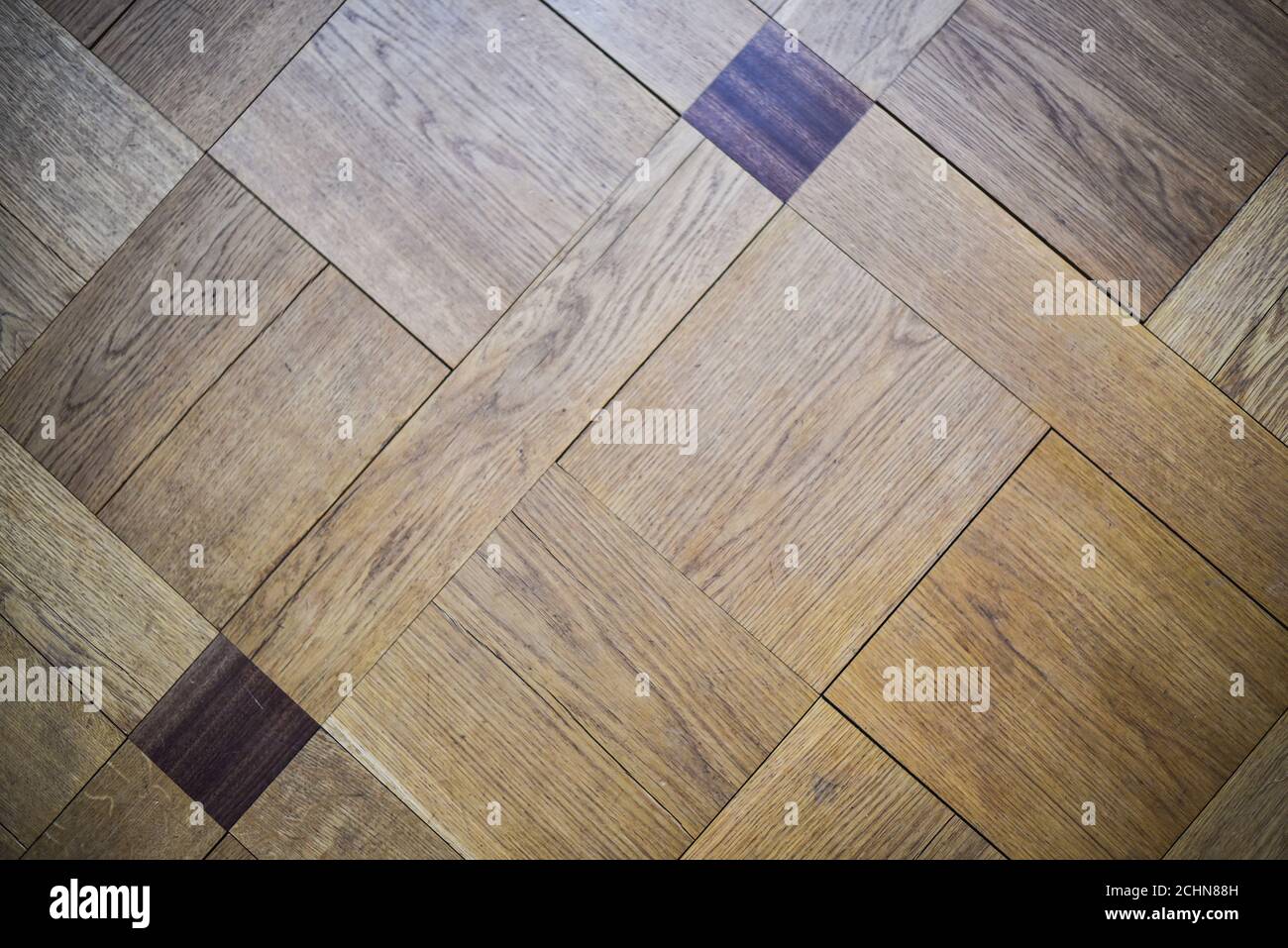 Texture and pattern of ancient parquet in an old castle Stock Photo - Alamy