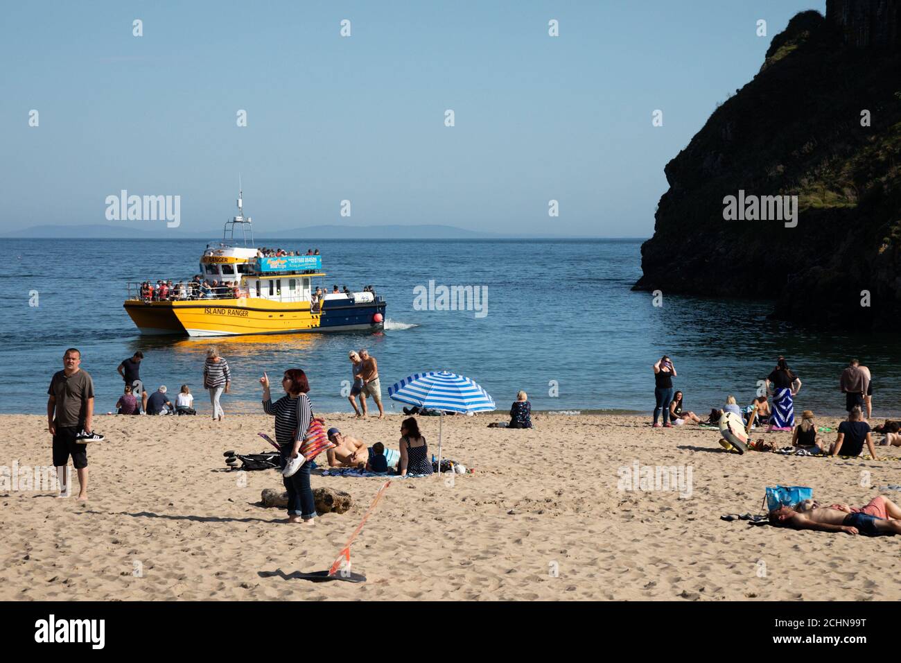 Tenby, Pembrokeshire, West Wales, UK. 14 September 2020. UK weather ...