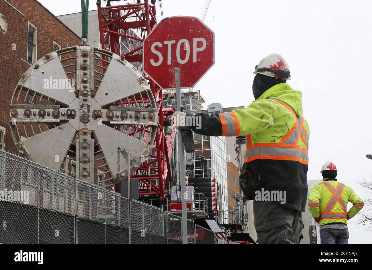 Lrt construction site hi-res stock photography and images - Alamy