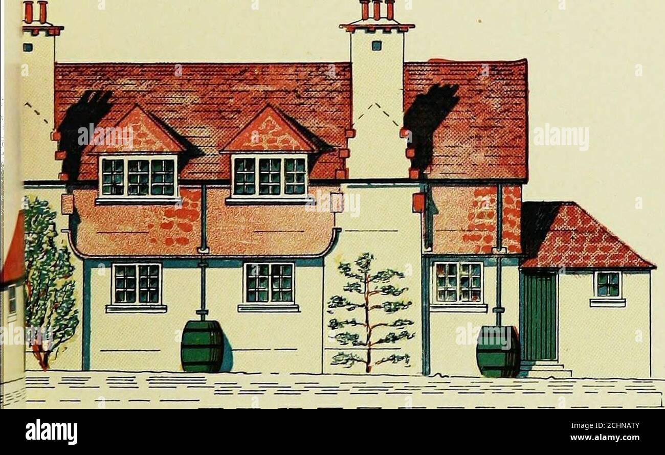 . The modern home; a book of British domestic architectvre for moderate ...