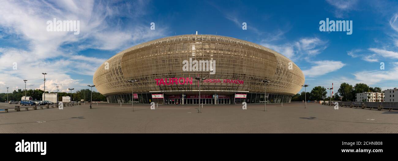 A panorama picture of the Tauron Arena. in Krakow Stock Photo - Alamy