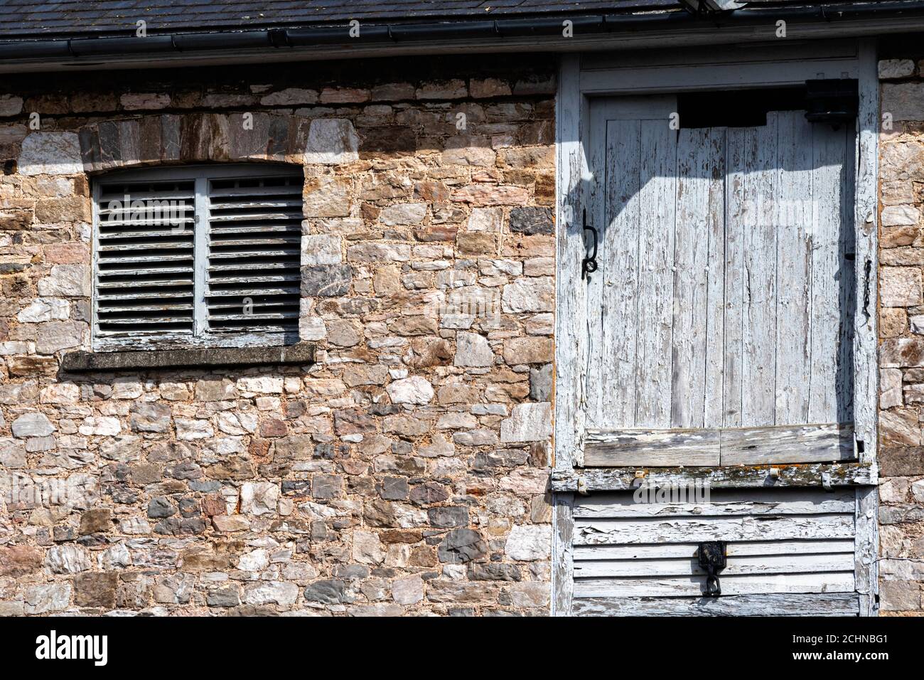 Building Detail: Upper Story of an old Warehouse on Exeter Quay, Shows ...