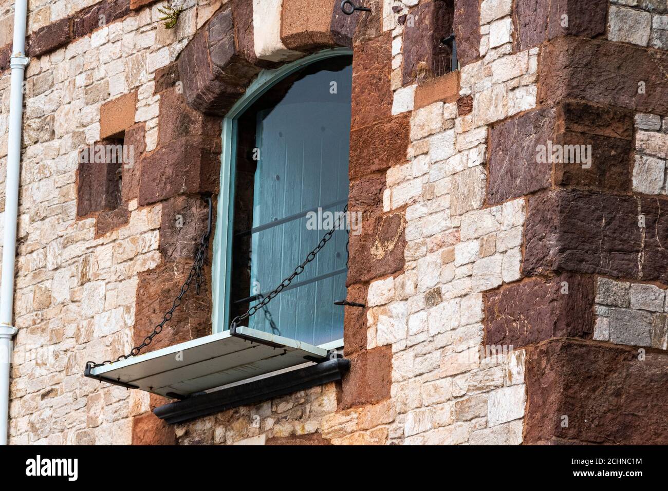 Detail of Renovated Upper Warehouse Door and Platform to Large Window ...