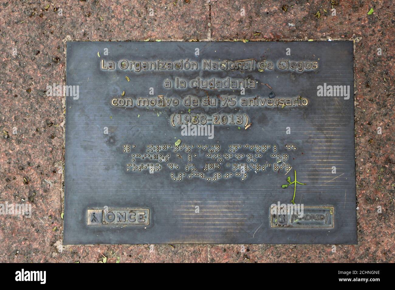 Plaque for statue Fortunato celebrating the 75th anniversary of the ...