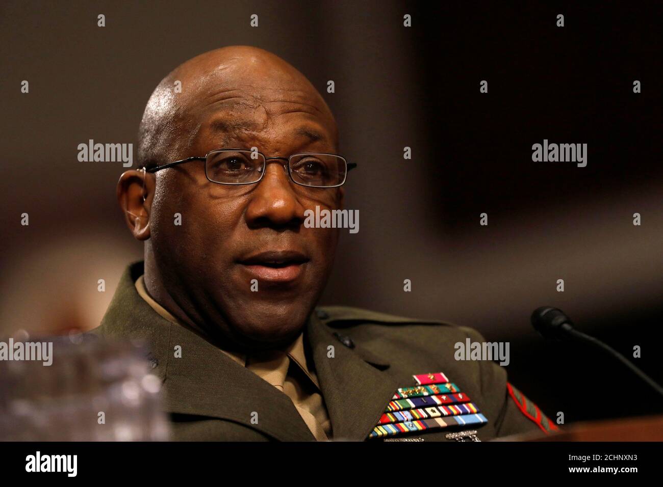 Sergeant major of the marine corps ronald green hi-res stock ...