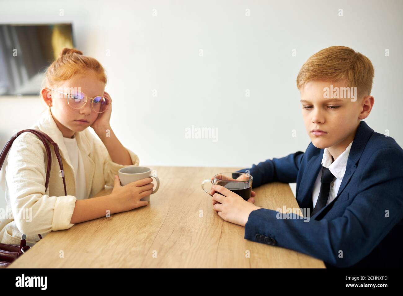 Child water brother drink hi-res stock photography and images - Alamy