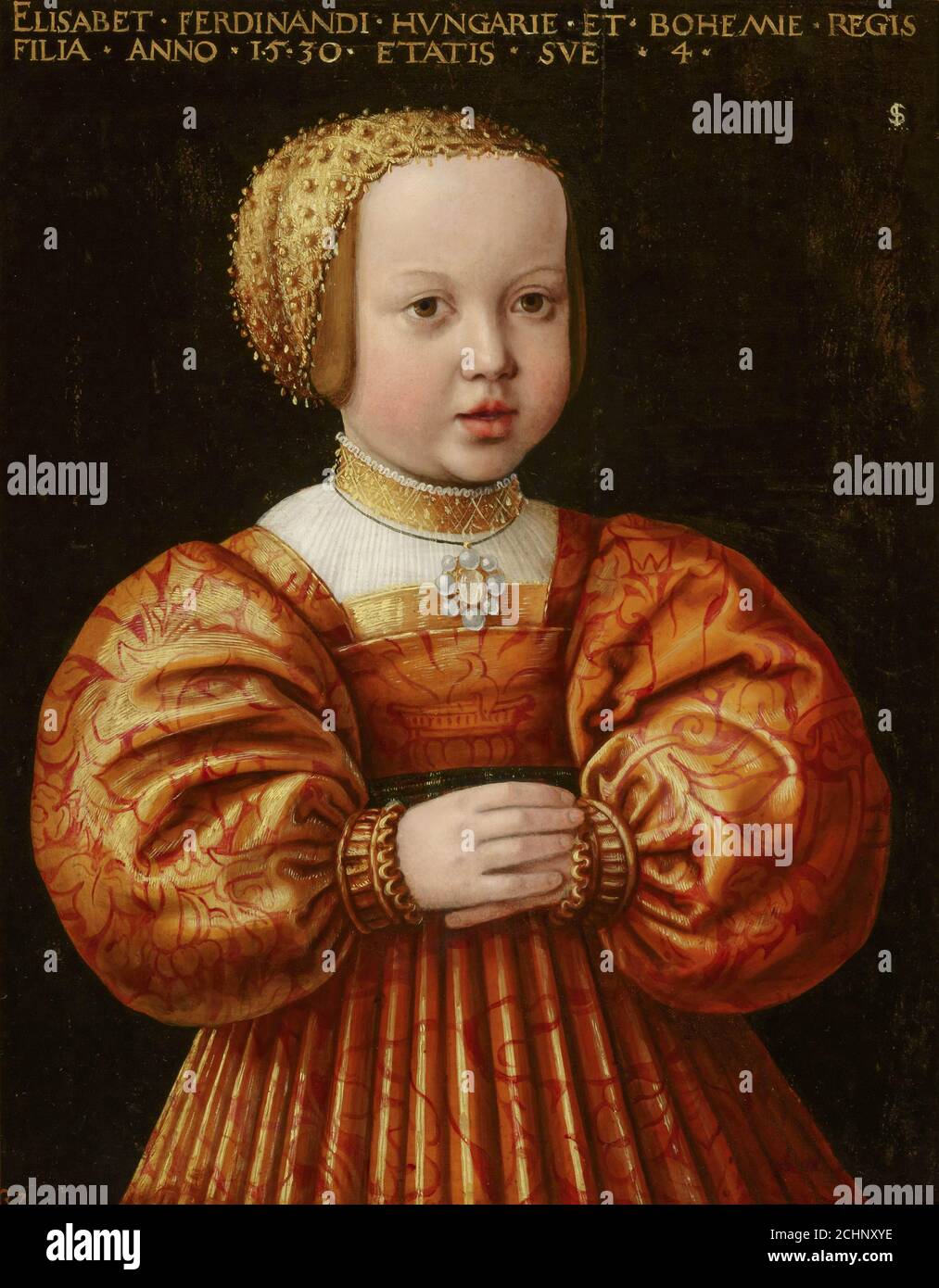 A vintage portrait artwork royal european habsburg line spanish ...