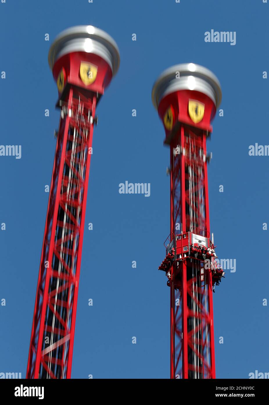 Ferrari land barcelona hi-res stock photography and images - Alamy