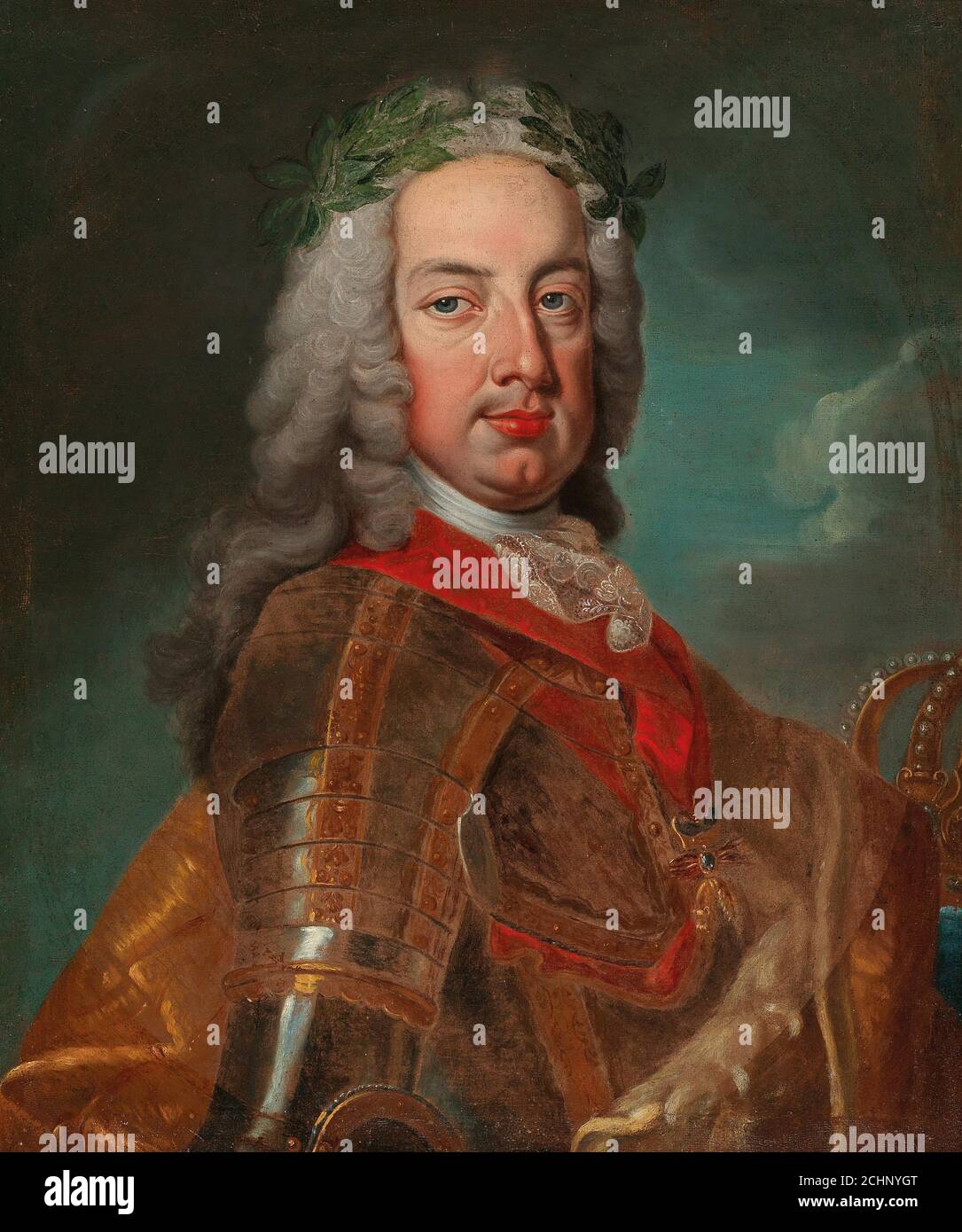 A vintage portrait artwork royal european habsburg line spanish ...