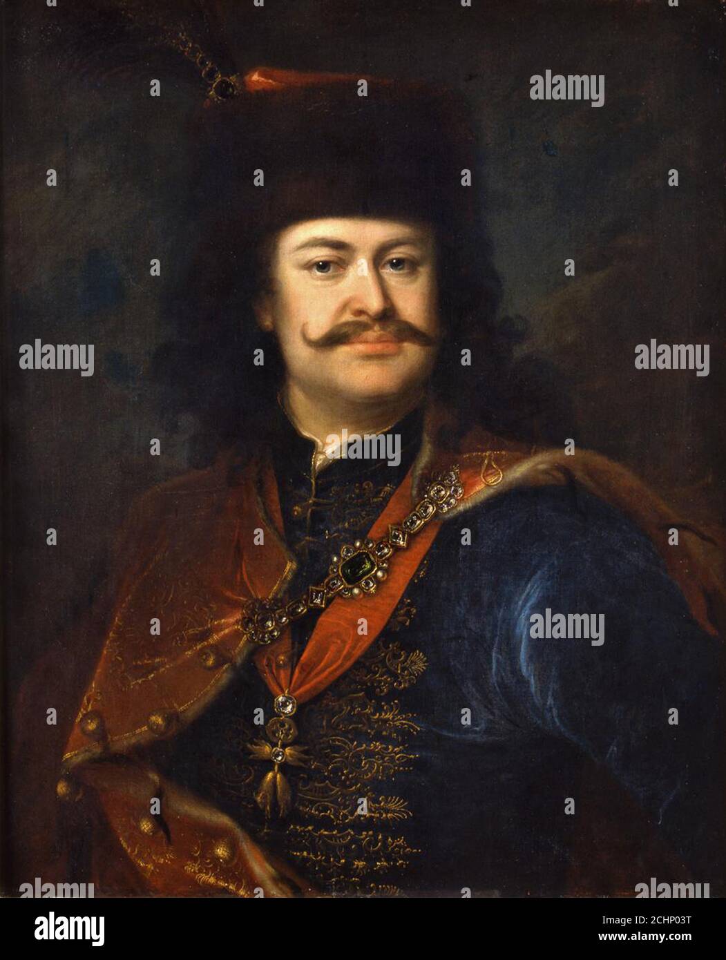 A vintage portrait artwork royal european habsburg line spanish ...