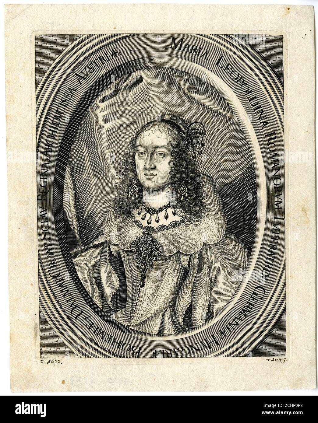 A vintage portrait artwork royal european habsburg line spanish ...