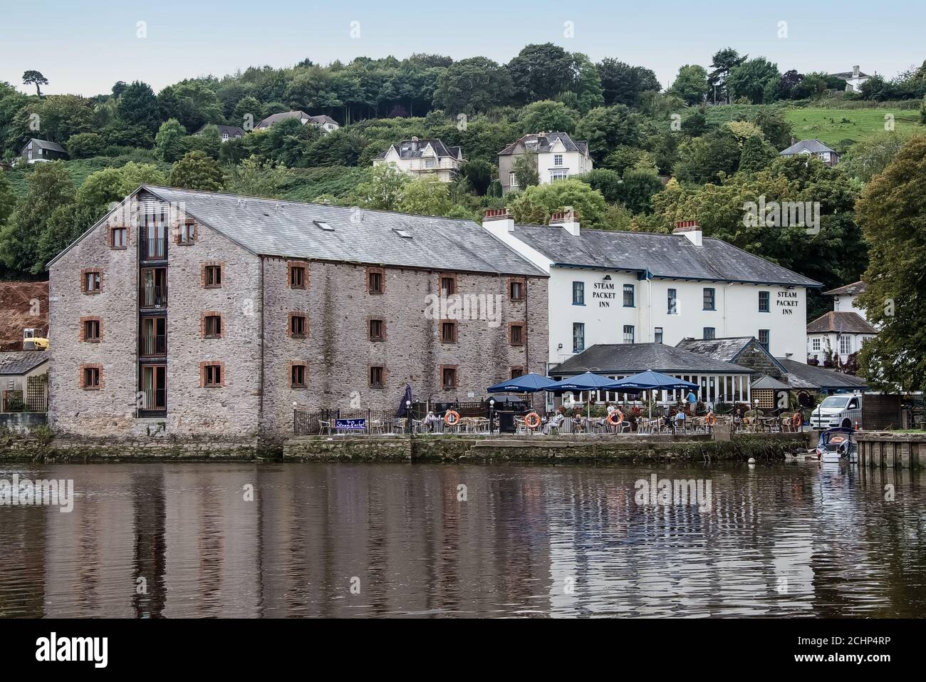 Photo illustration of The Steam Packet Inn in the banks of the River ...