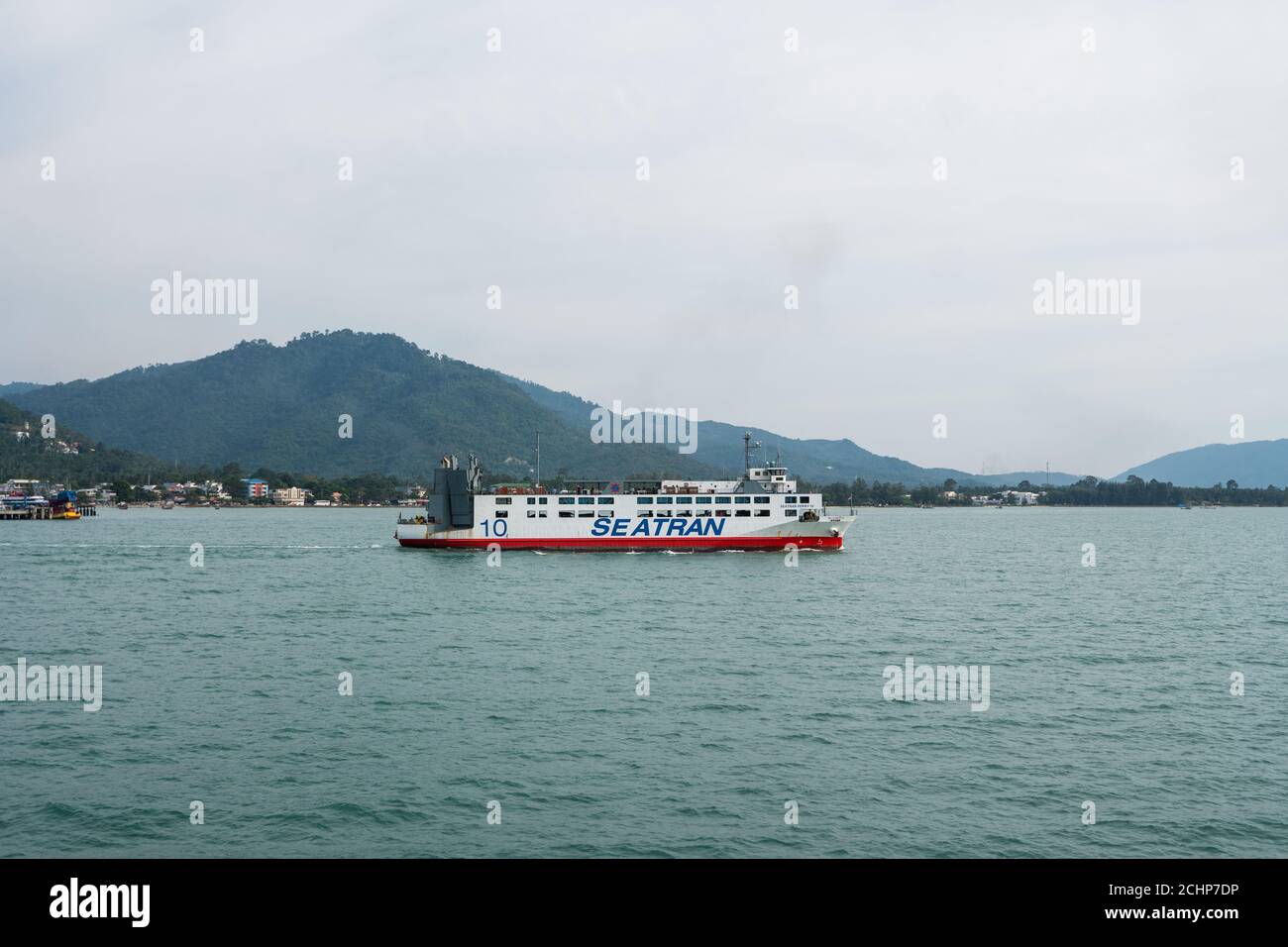 Koh Samui island, Thailand - December 15, 2019 : Seatran Ferry ...