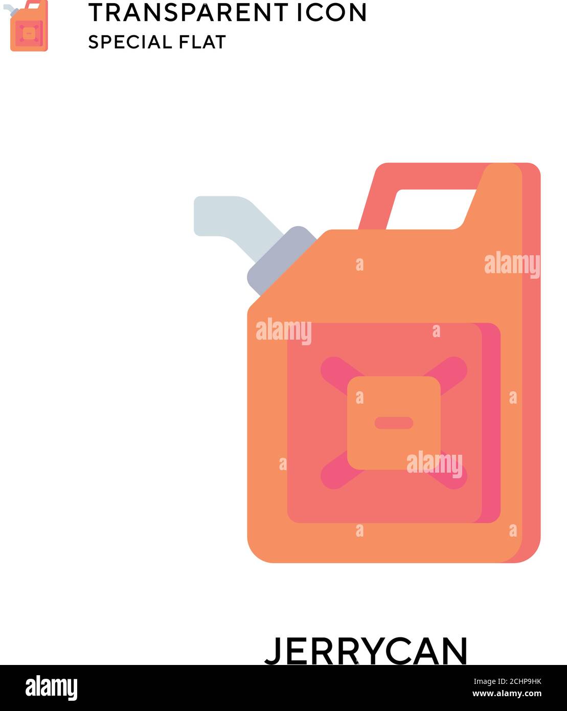 Jerrycan vector icon. Flat style illustration. EPS 10 vector Stock ...