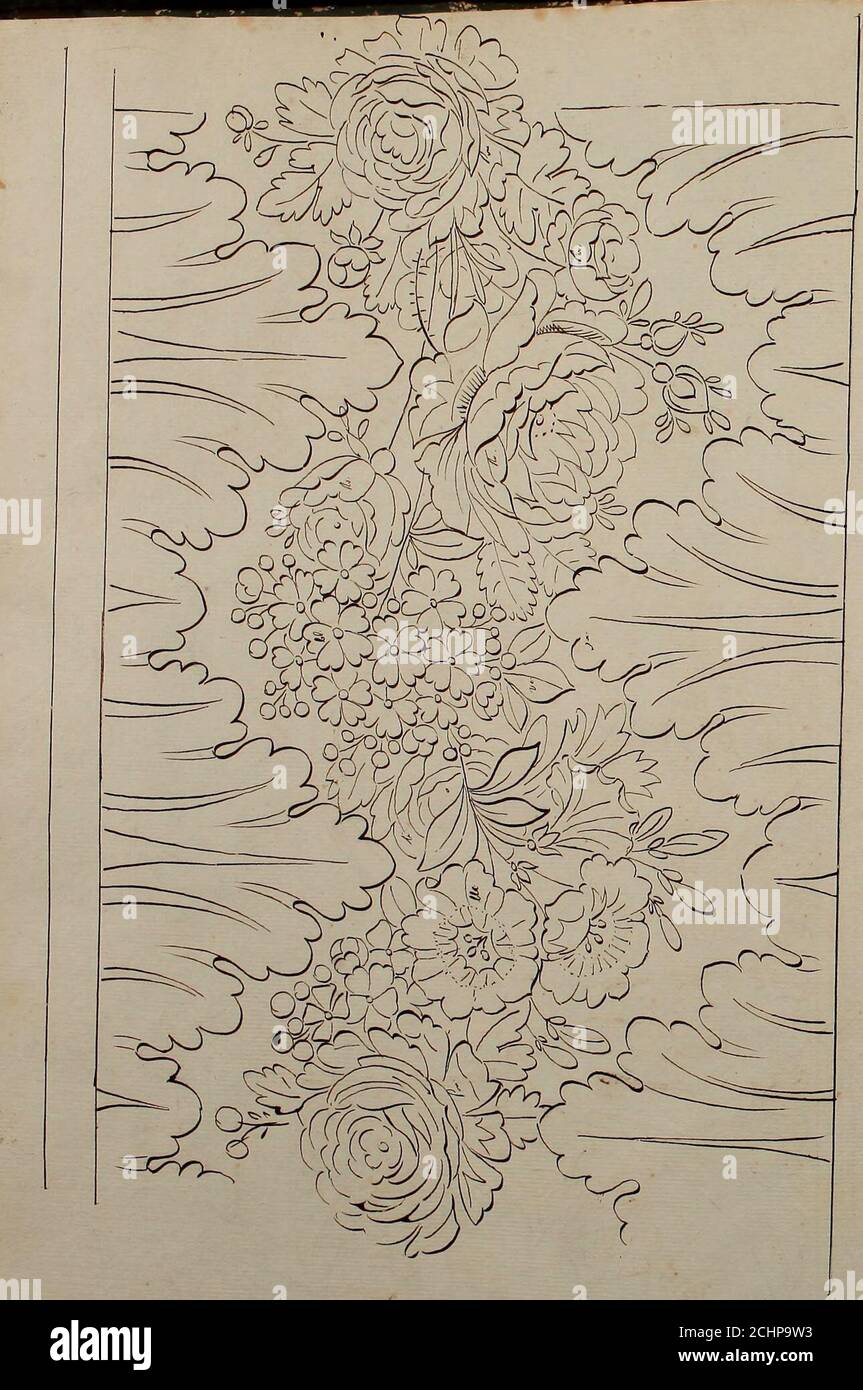 . Directoire designs for textiles . L Stock Photo - Alamy