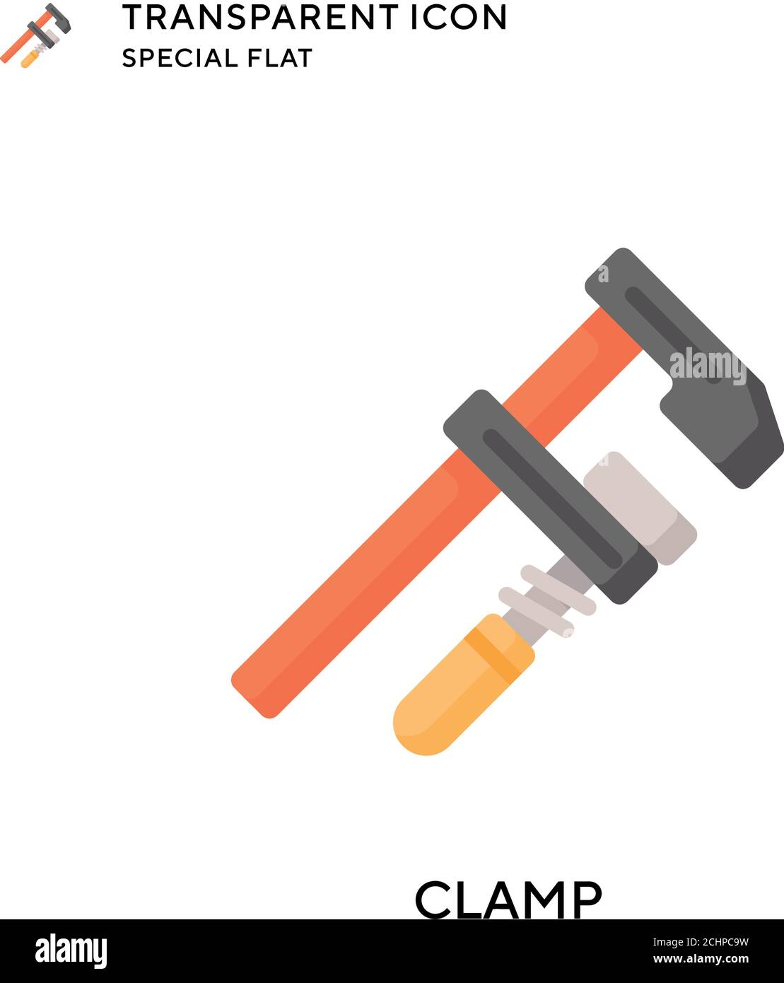 C clamp vector vectors hi-res stock photography and images - Alamy