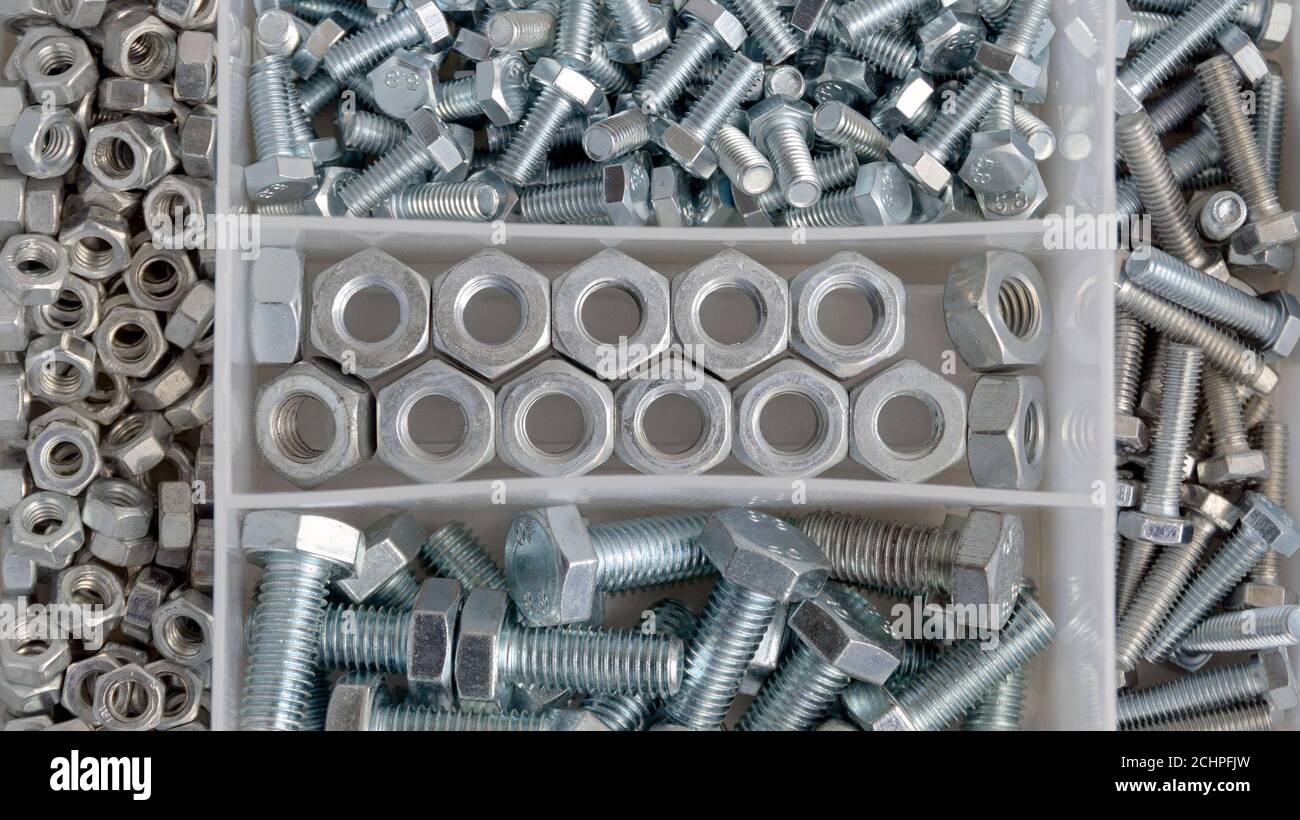 Plastic nuts bolts hi-res stock photography and images - Alamy