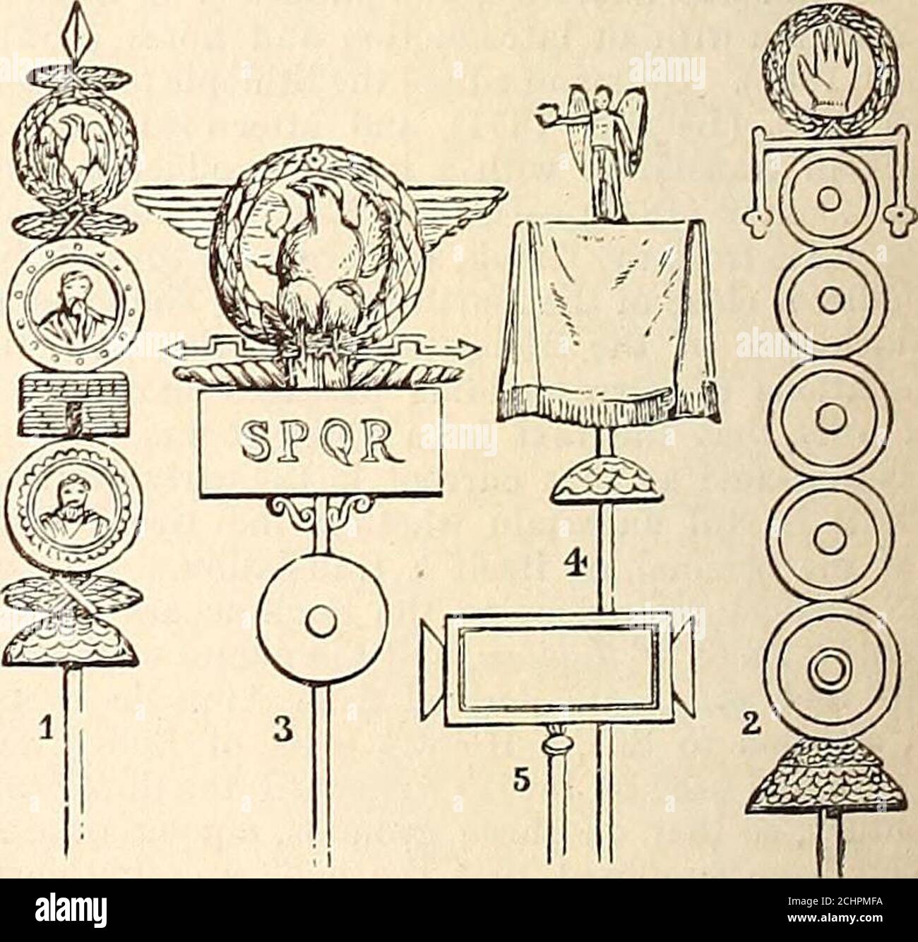 . A comprehensive dictionary of the Bible . Assyrian Ensigns or ...