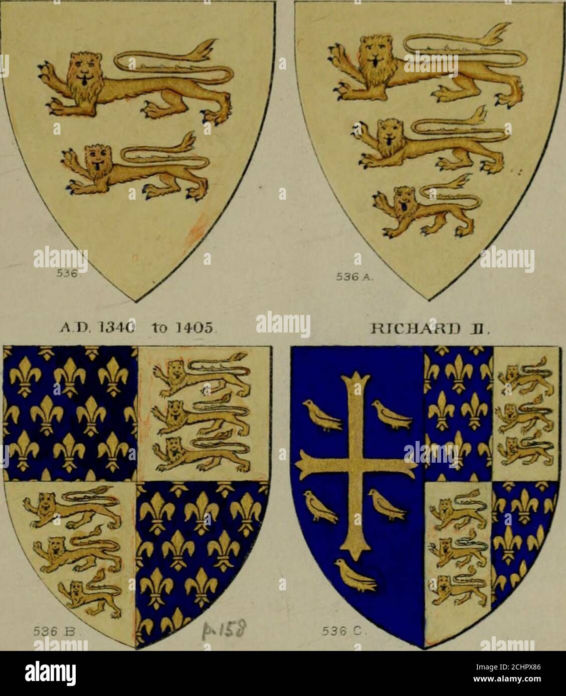 . Heraldry, historical and popular . om the time ofEdward III., the ...