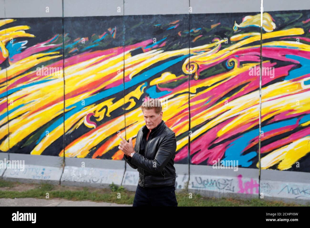 David Hasselhoff Berlin Wall High Resolution Stock Photography and ...