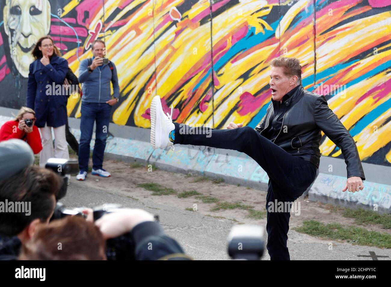 David Hasselhoff Berlin Wall High Resolution Stock Photography and ...