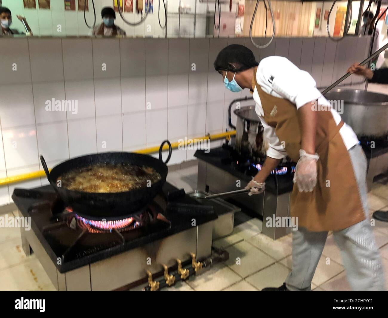 Qatar world cup worker hi-res stock photography and images - Alamy