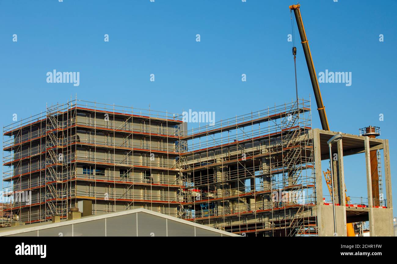 Empty construction site view hi-res stock photography and images - Alamy