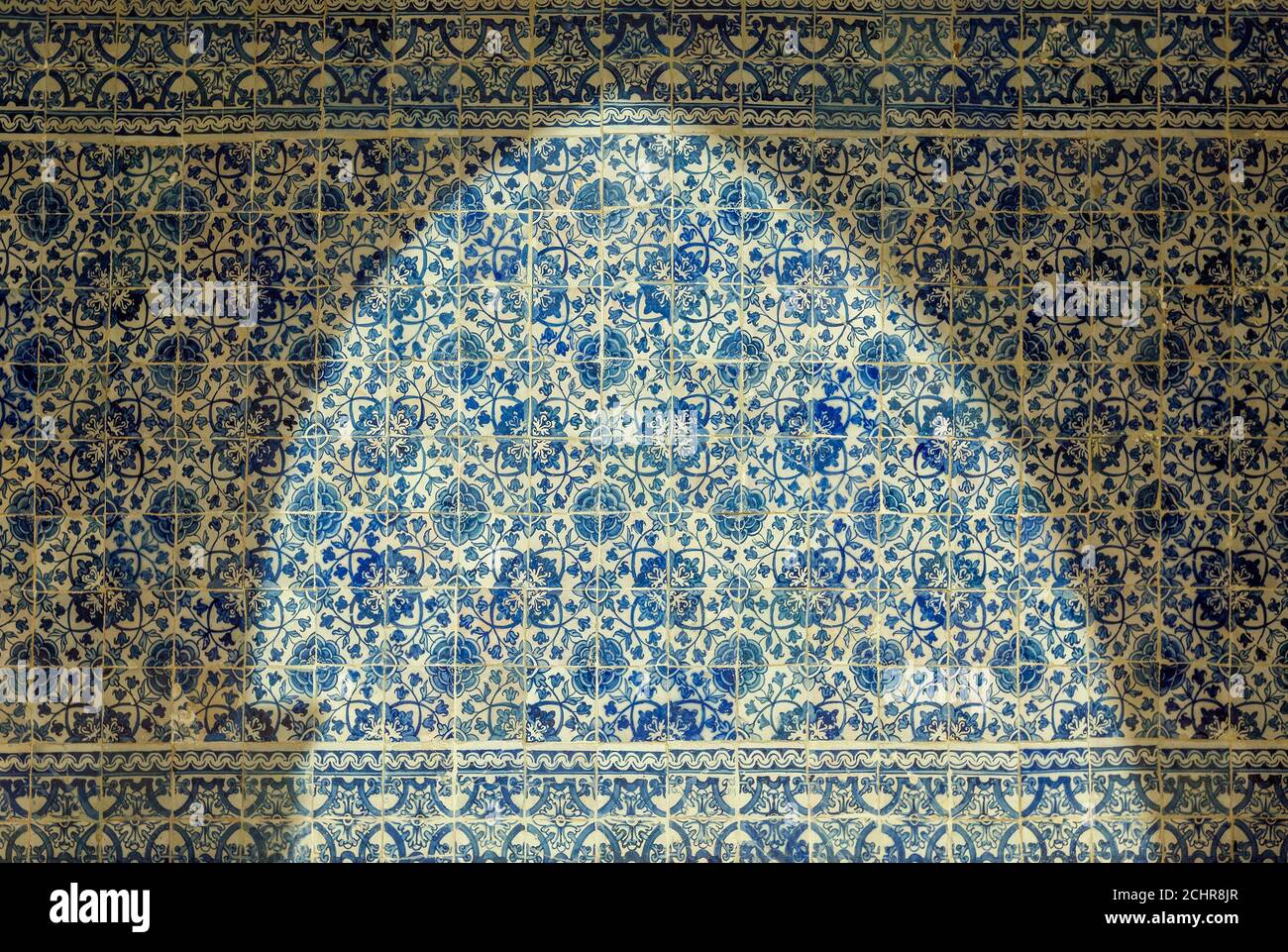 portugal tiles azulejos and arch shadow Stock Photo - Alamy