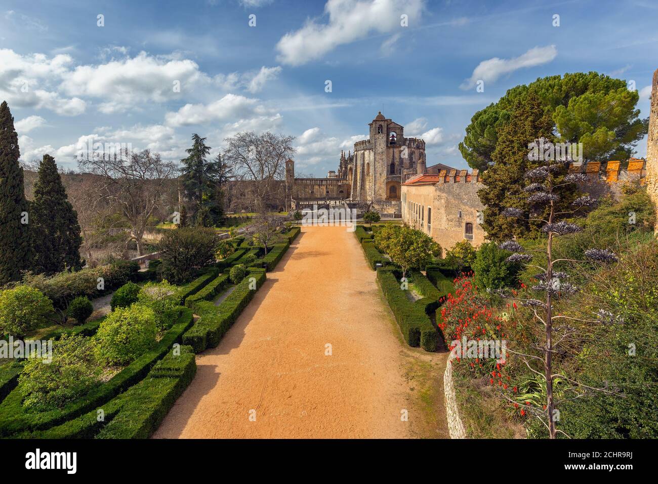 Monastery Convent of Christ in Portugal Stock Photo - Alamy