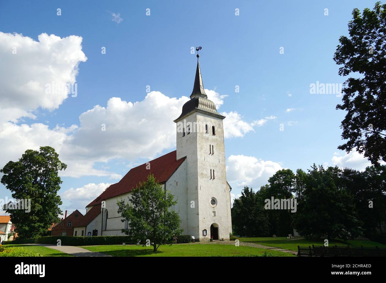 St. John's church, Jaani kirik, Viljandi. Estonia, Europe Stock Photo ...