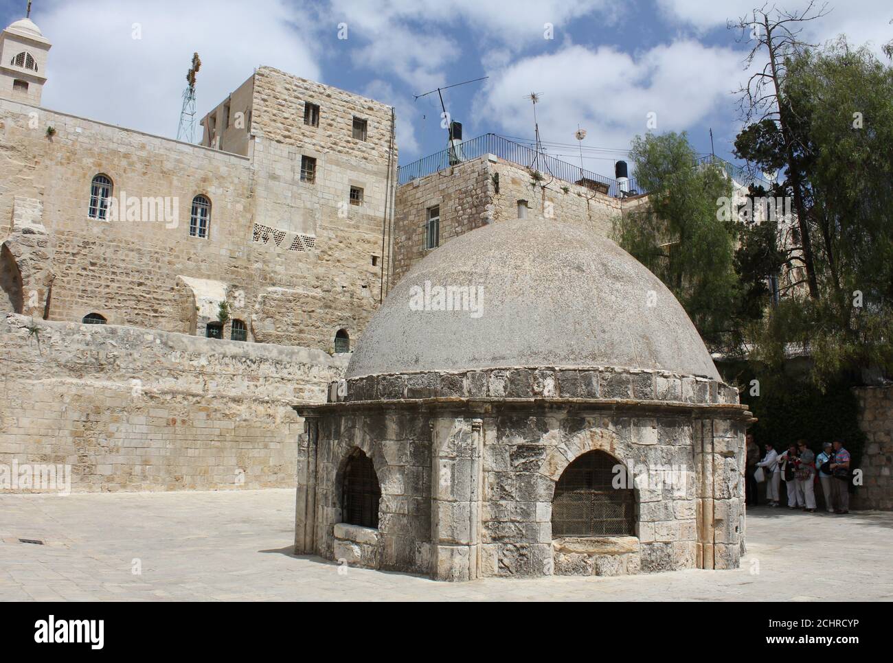 Dome of the Chapel of St Helena in Courtyard of The Holy Sepulchre ...