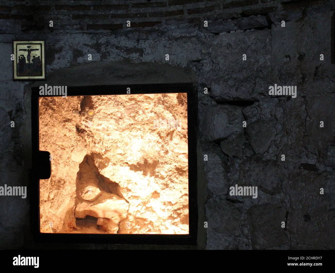 The Tomb of Adam and resting place of Adams Skull in the 'Fissure in ...