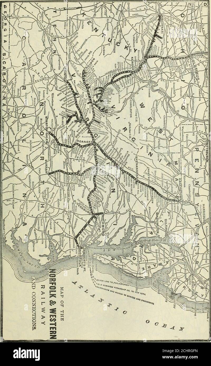 Northern pacific railway map hi-res stock photography and images - Alamy