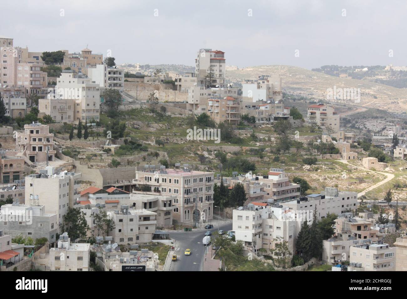 Typical Valley Settlement in the City of Bethlehem in Palestine Stock ...