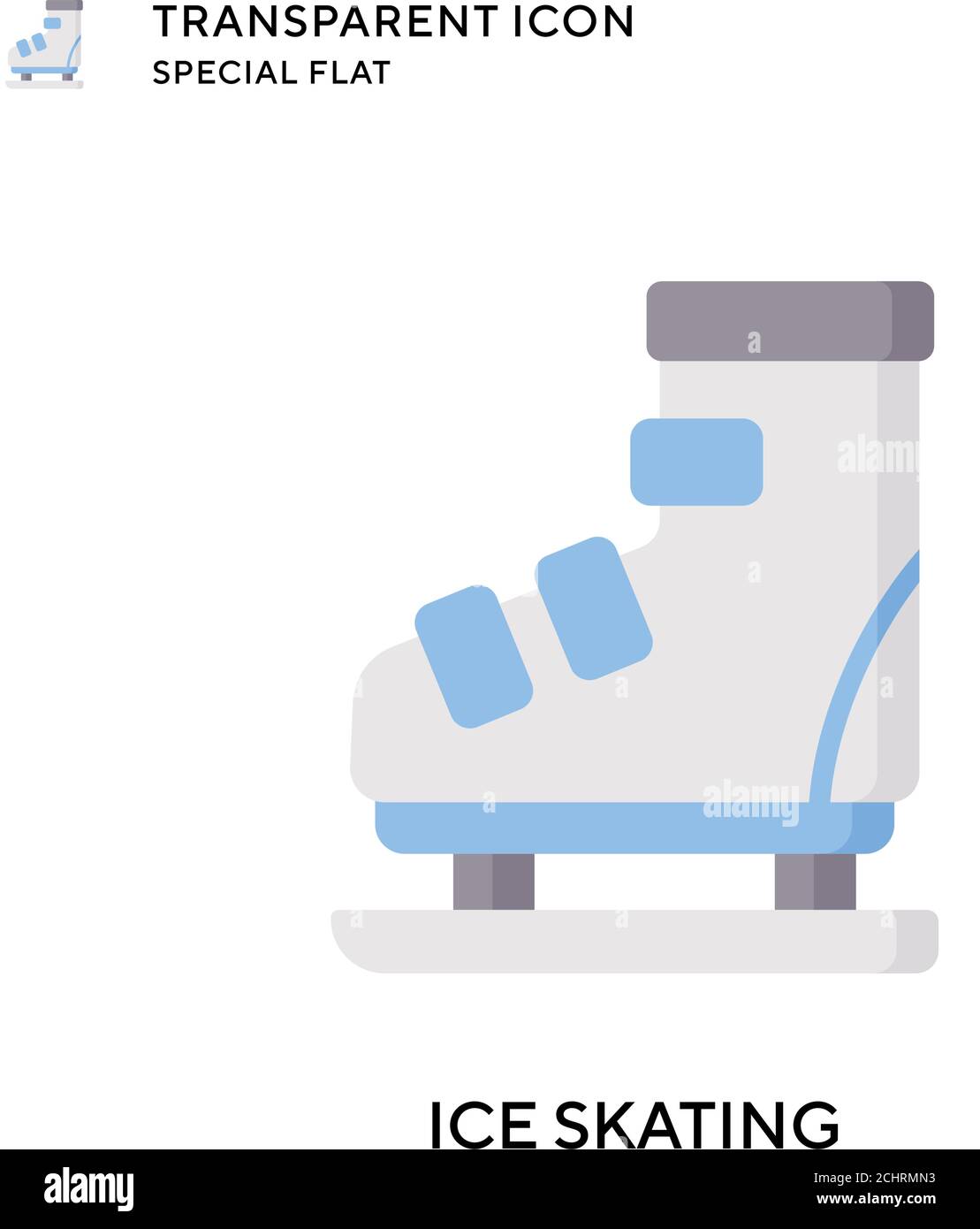 Ice skating vector icon. Flat style illustration. EPS 10 vector Stock ...